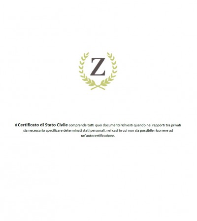 Certificato Stato Civile - Certificati Anagrafici | Zerocrazia